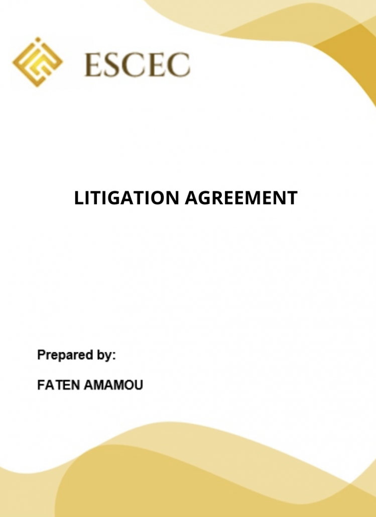 LITIGATION AGREEMENT